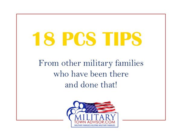 PCS Tips from Military Families | Military Town Advisor