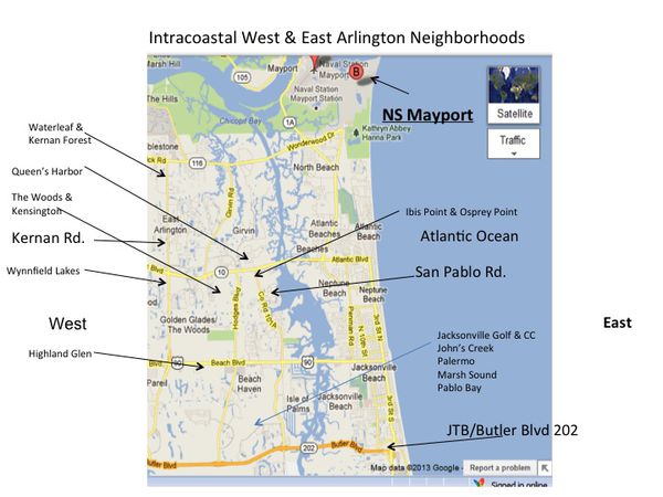 House Hunting near Mayport near Intracoastal West & East Arlington ...